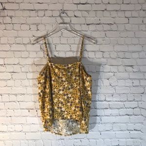 Modcloth | Tops | Nwt Yellow Floral Modcloth Tank Top L Xl X 2x | Poshmark